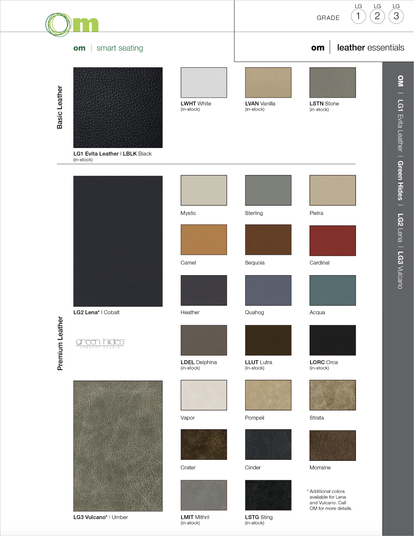 LEATHER - OM | OM Seating